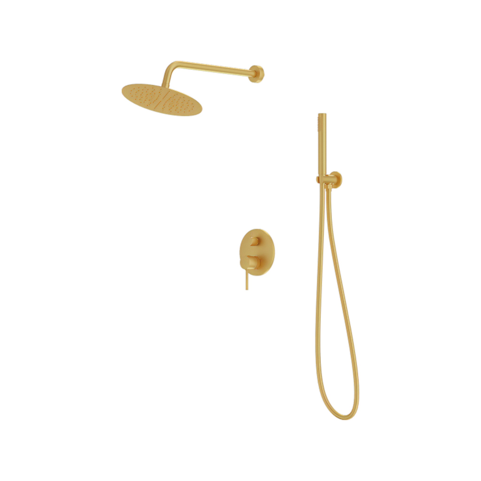 Lavita ORION BRUSHED GOLD Ensemble de douche à encastrer avec douche à ...