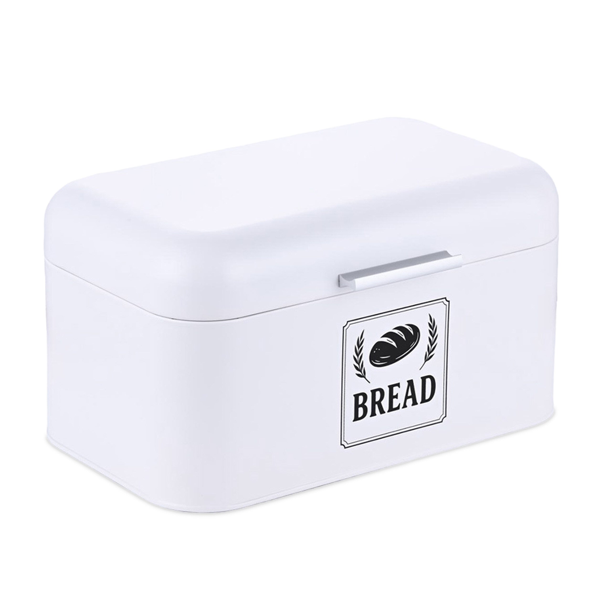 Panera, caja de pan con tapa y asa, Medidas: 16,5 x 30 x 19 cm, panera ...