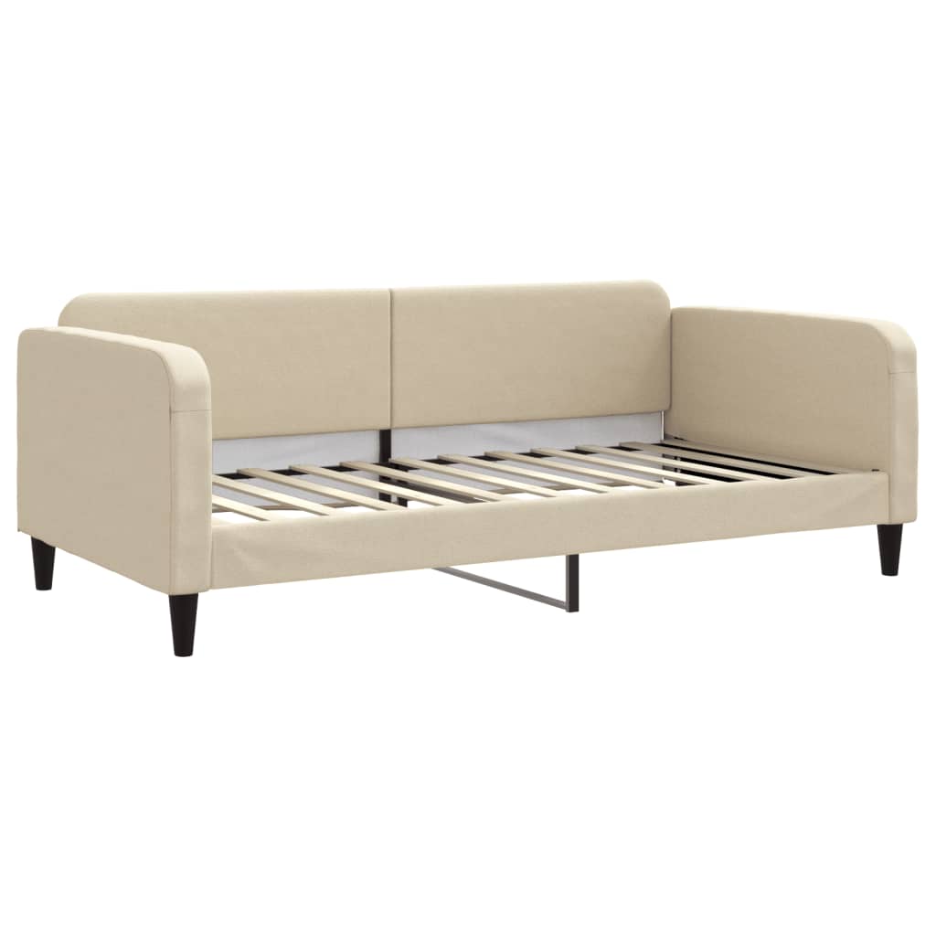 Lit simple | Lit adulte | Lit de repos crème 100x200 cm tissu CFW139239 ...