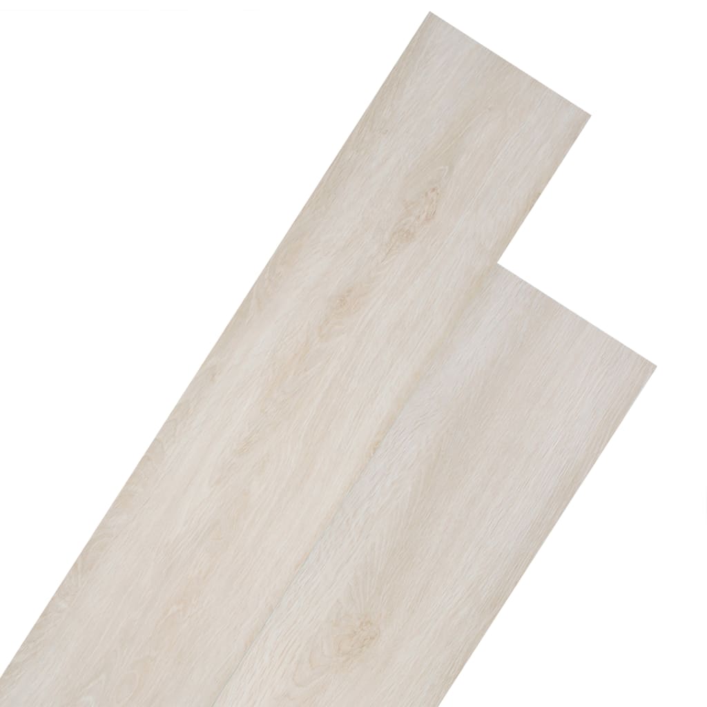 Planches de plancher PVC Non auto-adhésif Chêne blanc classique | Leroy ...