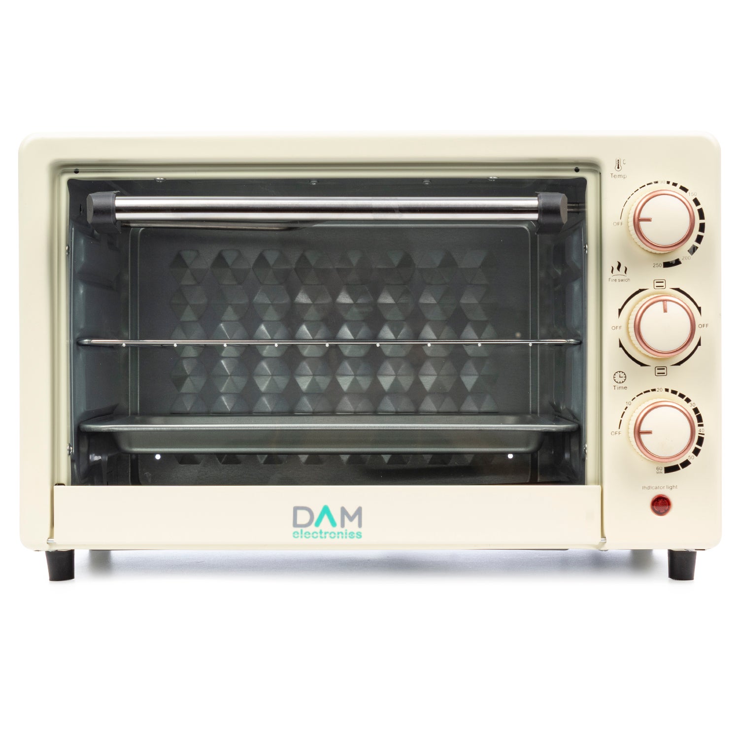 Horno eléctrico de sobremesa con 22 litros de capacidad. Panel de ...