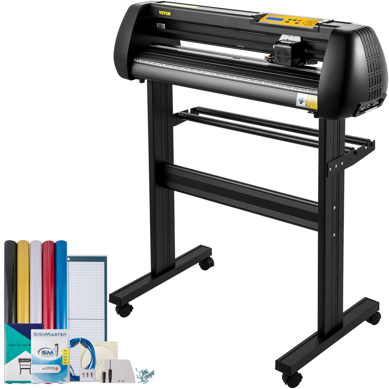 VEVOR Plotter de Decoupe Vinyle Traceur de Coupe 720 mm avec Logiciel SignMaster, Machine de ...
