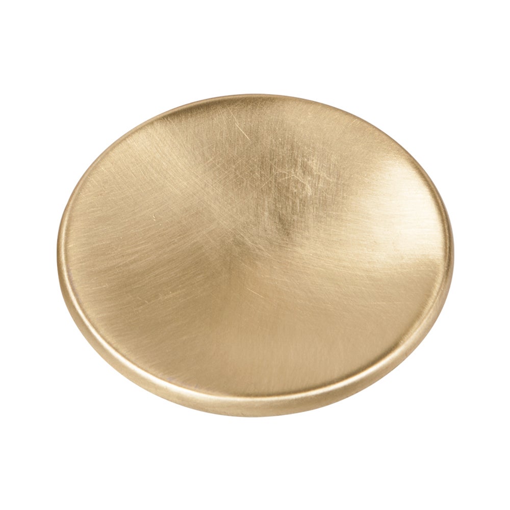 Bouton de meuble zamac diamètre 60 mm laiton satiné lot de 12 piéces ...