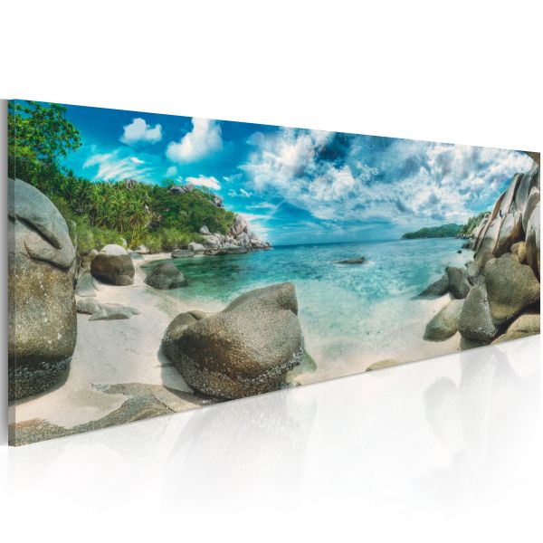 Tableau Turquoise Paradise 135x45 cm | Leroy Merlin