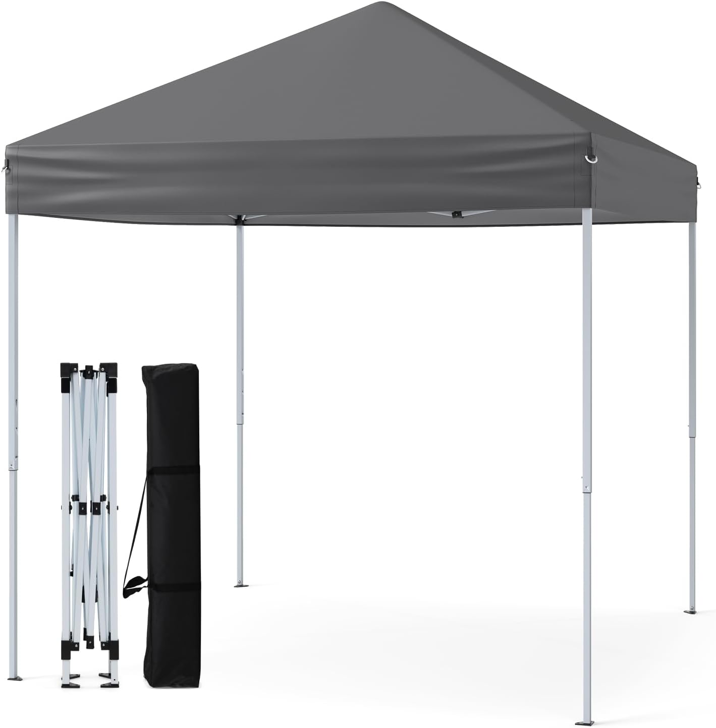 Tonnelle Pop-up 2M X 2M avec Structure Renforcée, Hauteur Ajustable 3 ...