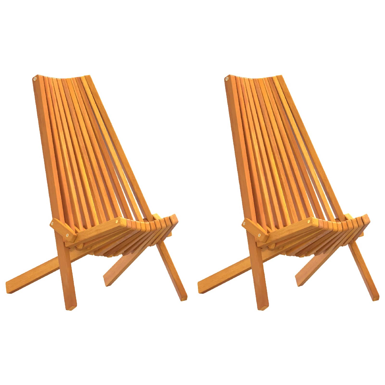 Maison Exclusive - Silla 2 pcs Marrón 69 x 56 x 84 cm Madera de Acacia ...