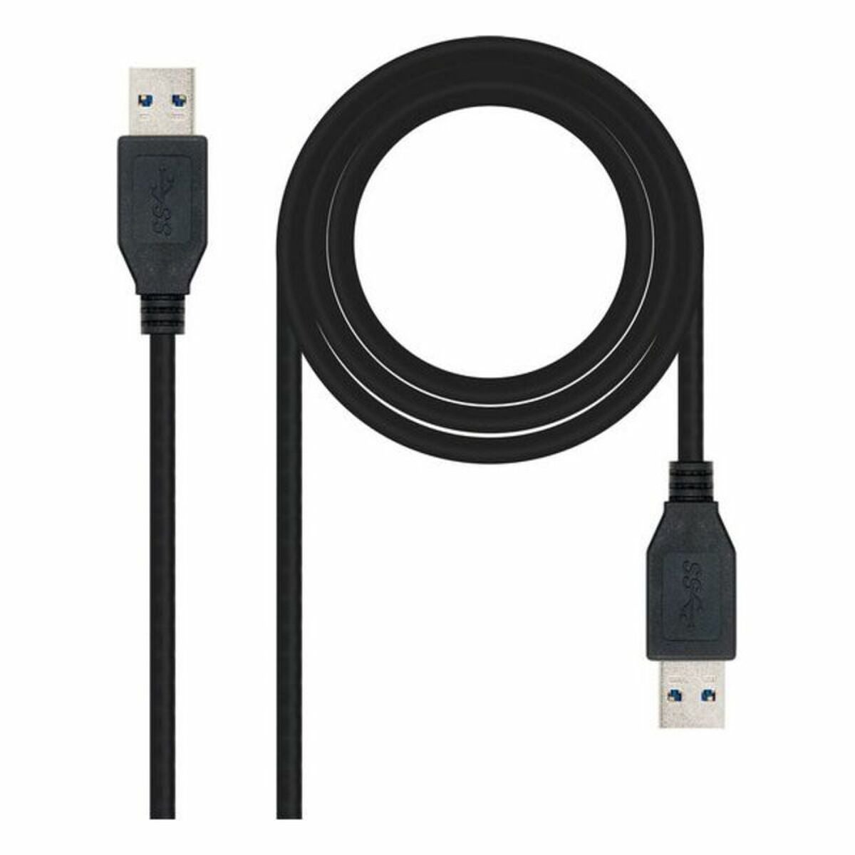 Cable USB NANOCABLE 10.01.1001 Negro | Leroy Merlin