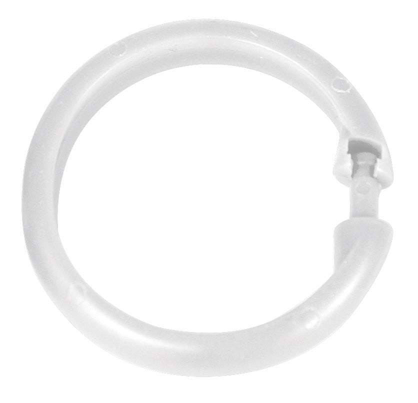 Anneaux Pour Rideaux 12p. Grand Blanc | Leroy Merlin