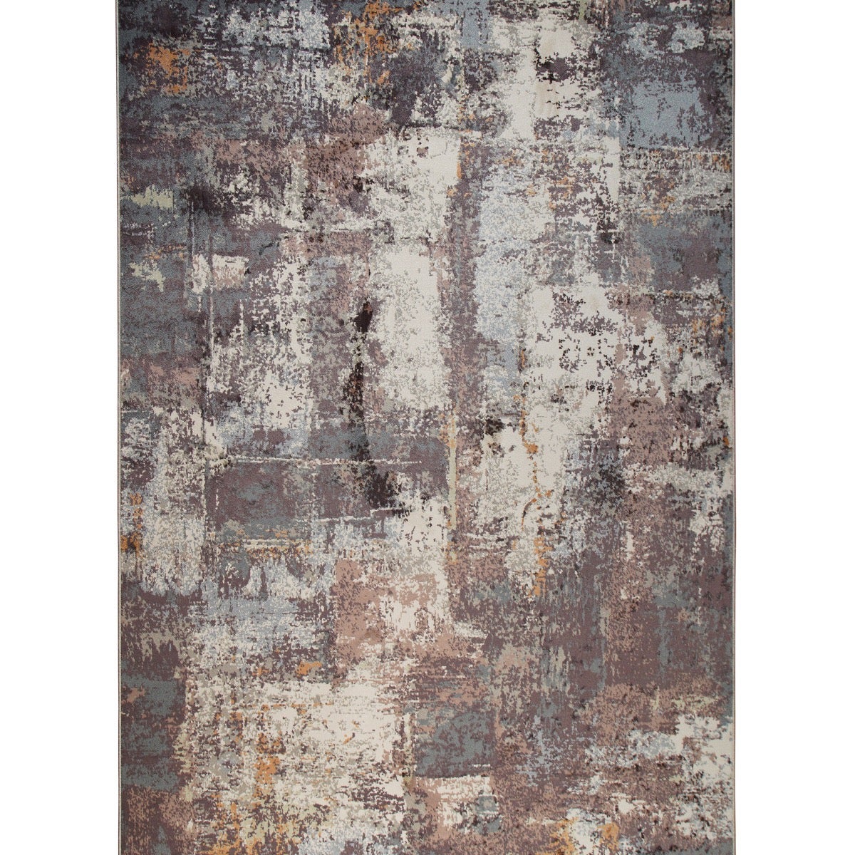 Tapis salon abstrait moderne rouge multicolore 160x230 | Leroy Merlin