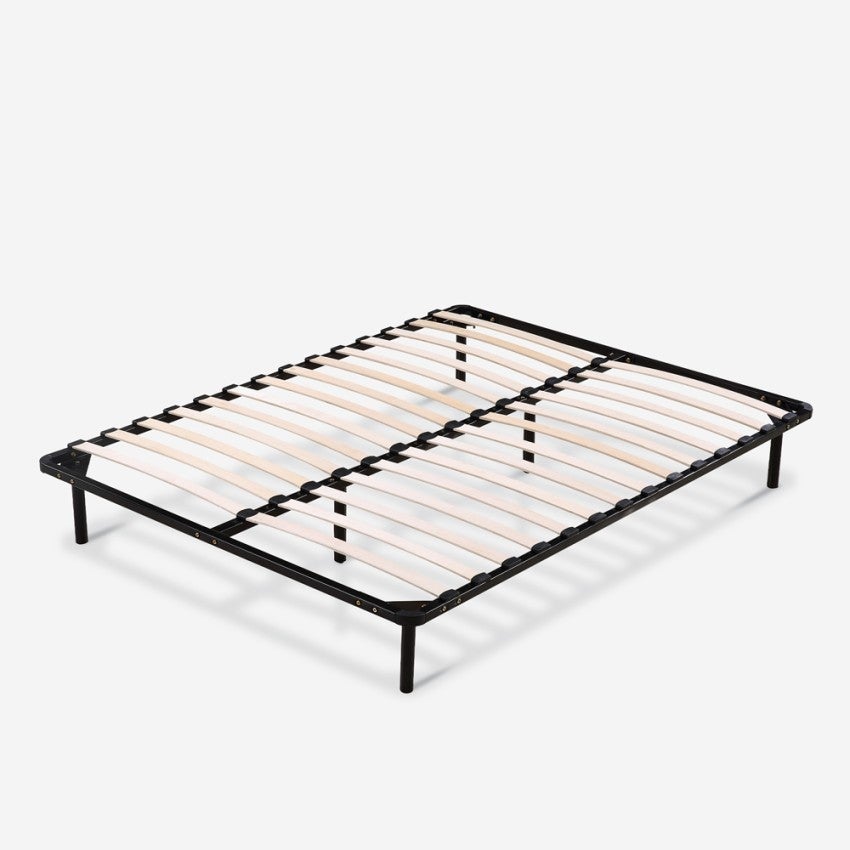 Rete letto matrimoniale 160x190cm doghe in legno acciaio Luzern Plus ...