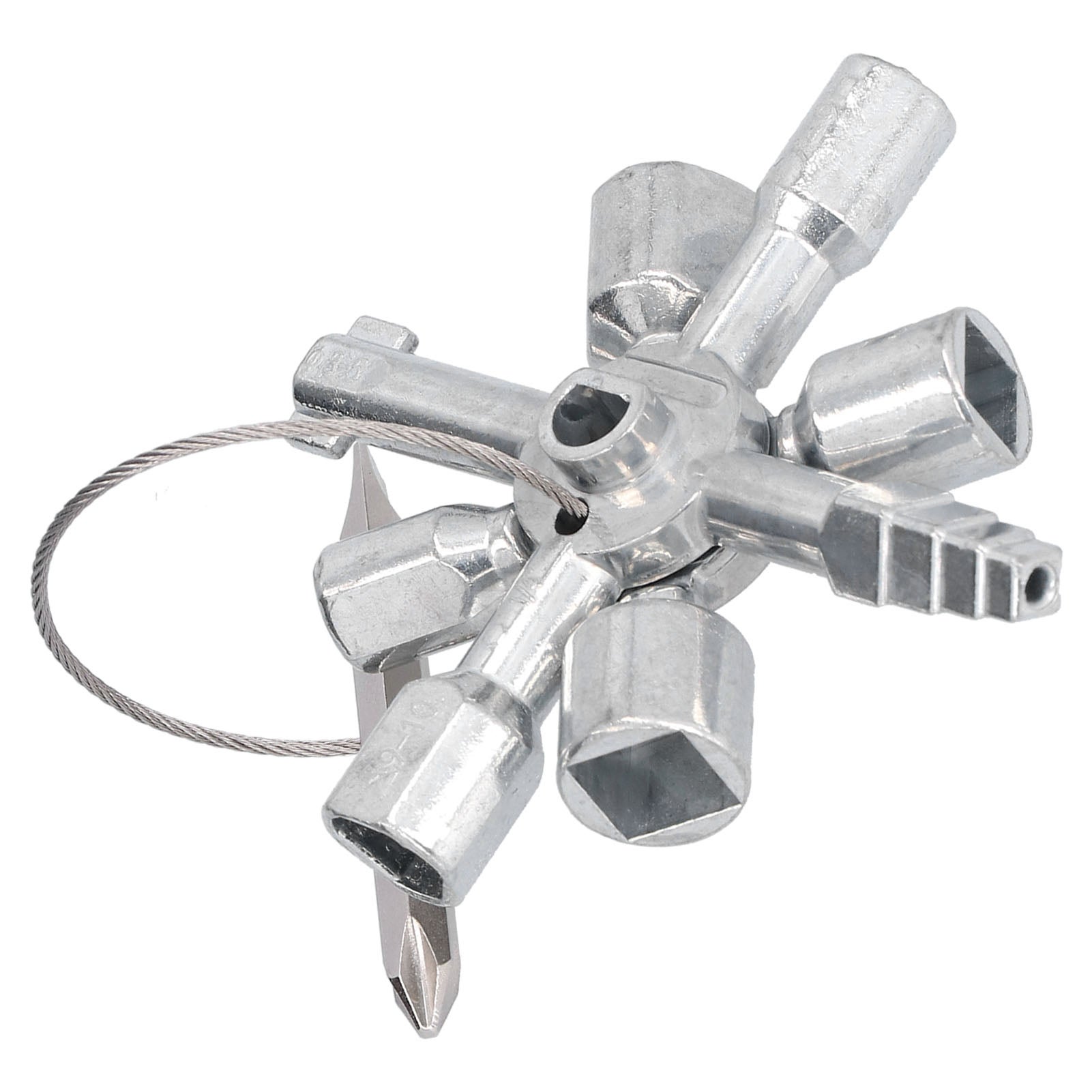 Llave multifuncional marina y para cuadros de control — Llave metálica ...
