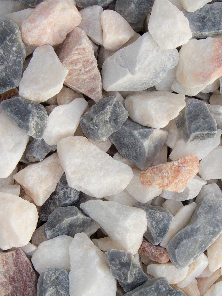 Frozen Pink gravier concassé 800kg Minibag 0,5m3 Pierre et pierres pour ...