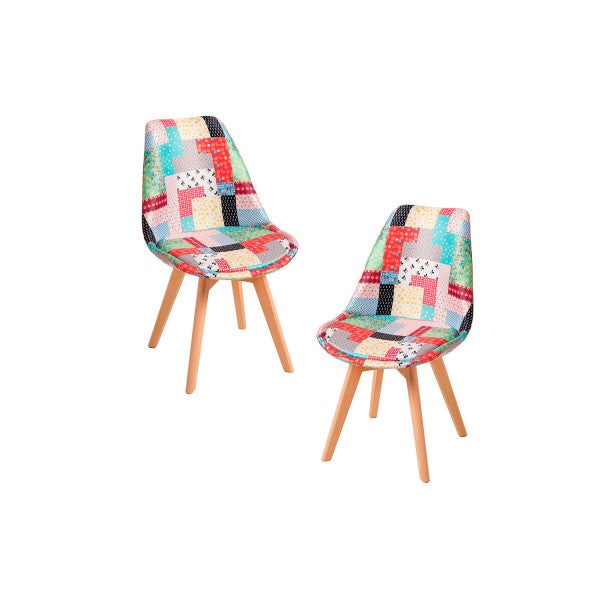 Pack 2 Sillas Synk Patchwork - Collage | Leroy Merlin