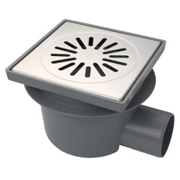 Aquaberg siphon de sol en abs avec grille en acier inoxydable avec ...
