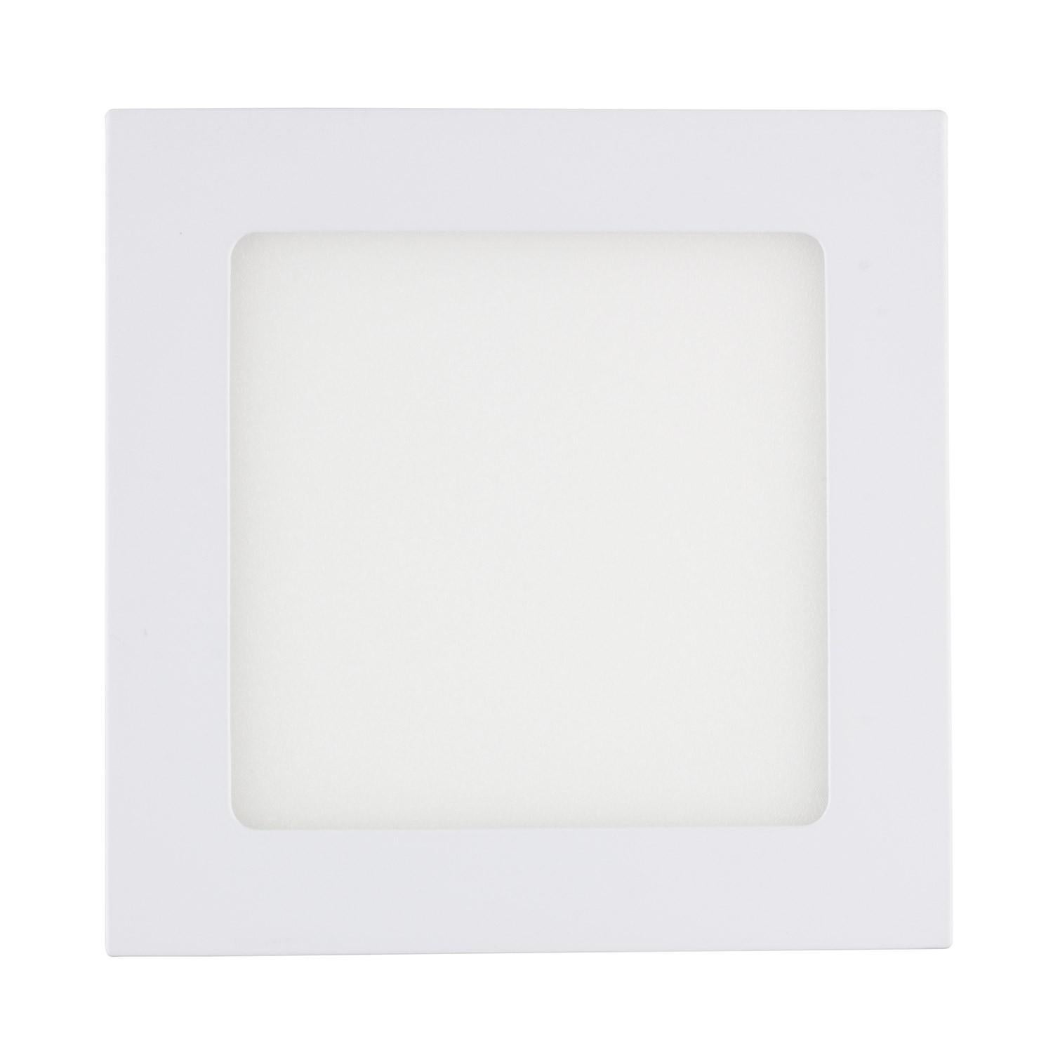 Ledkia Placa LED 18W Cuadrada SuperSlim Corte 205x205 mm 3000K Blanco ...