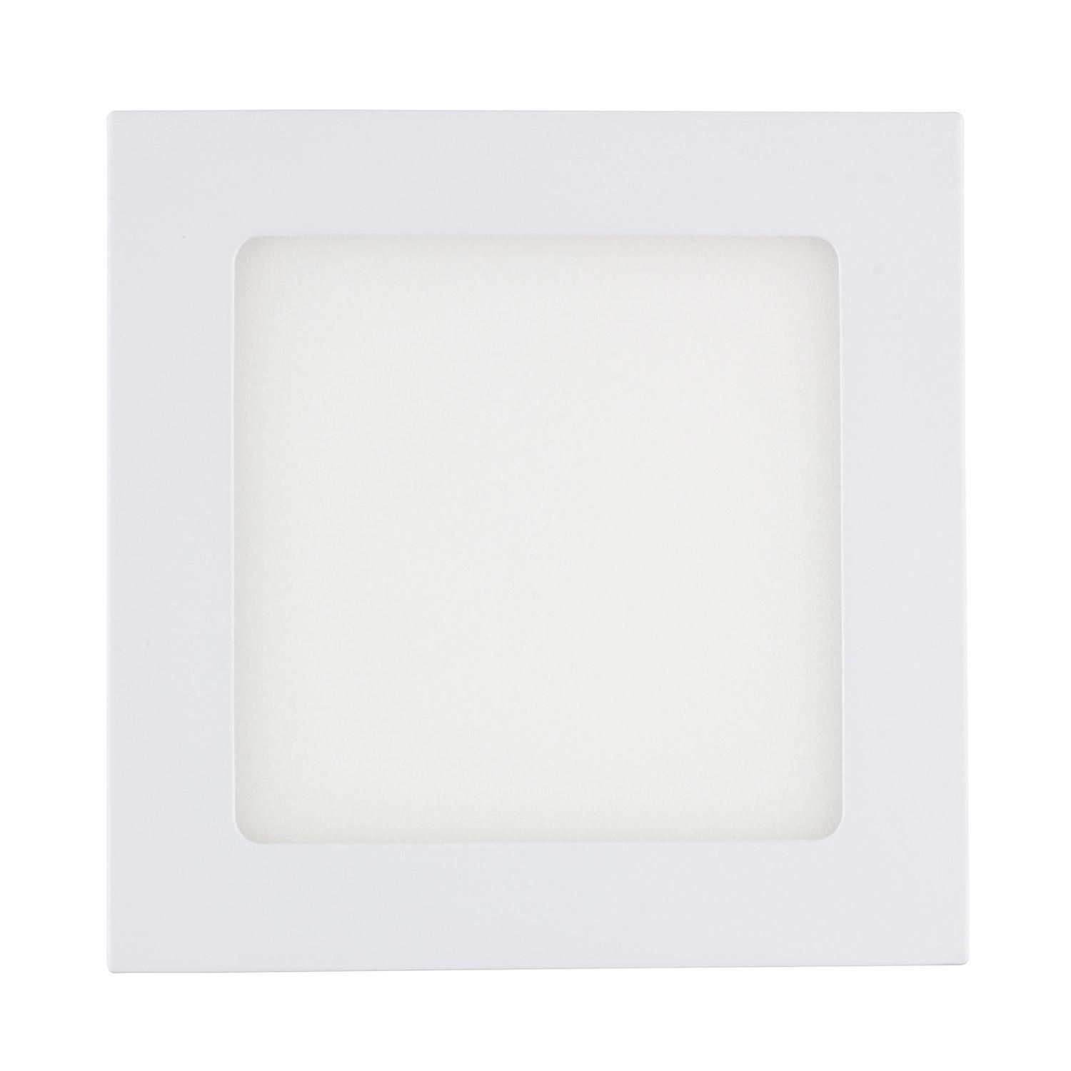 Placa LED 12W Cuadrada SuperSlim Corte 155x155 mm, 6000K Blanco Frío ...