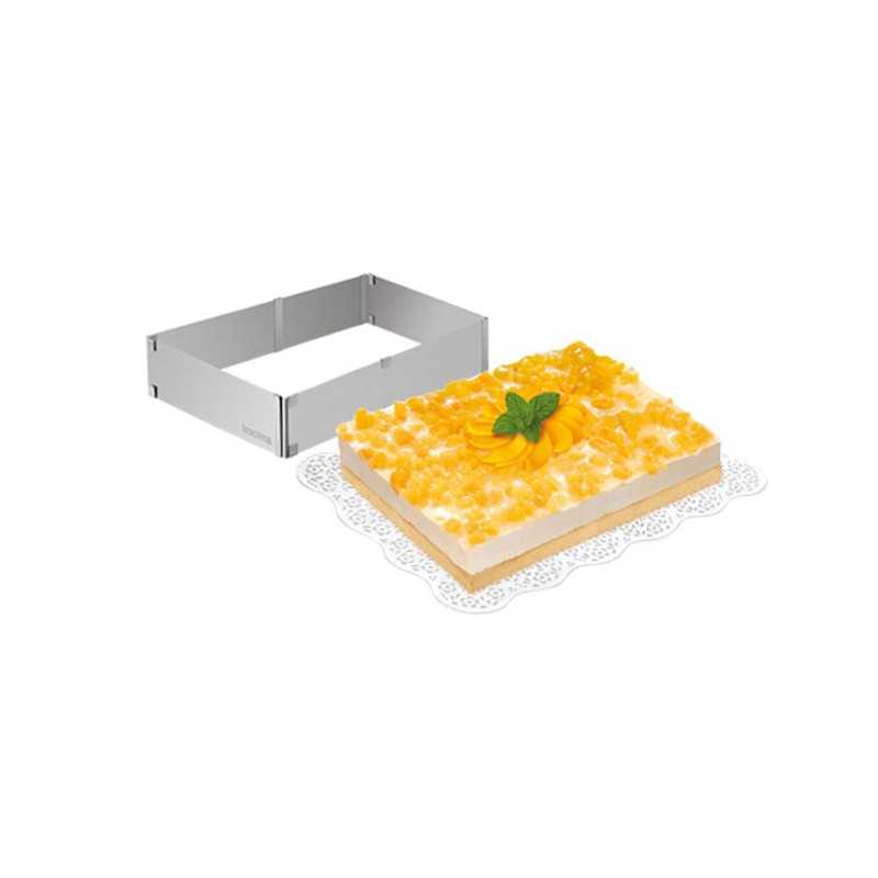 Molde rectangular ajustable para anillos Tescoma Delicia 623382 | Leroy ...