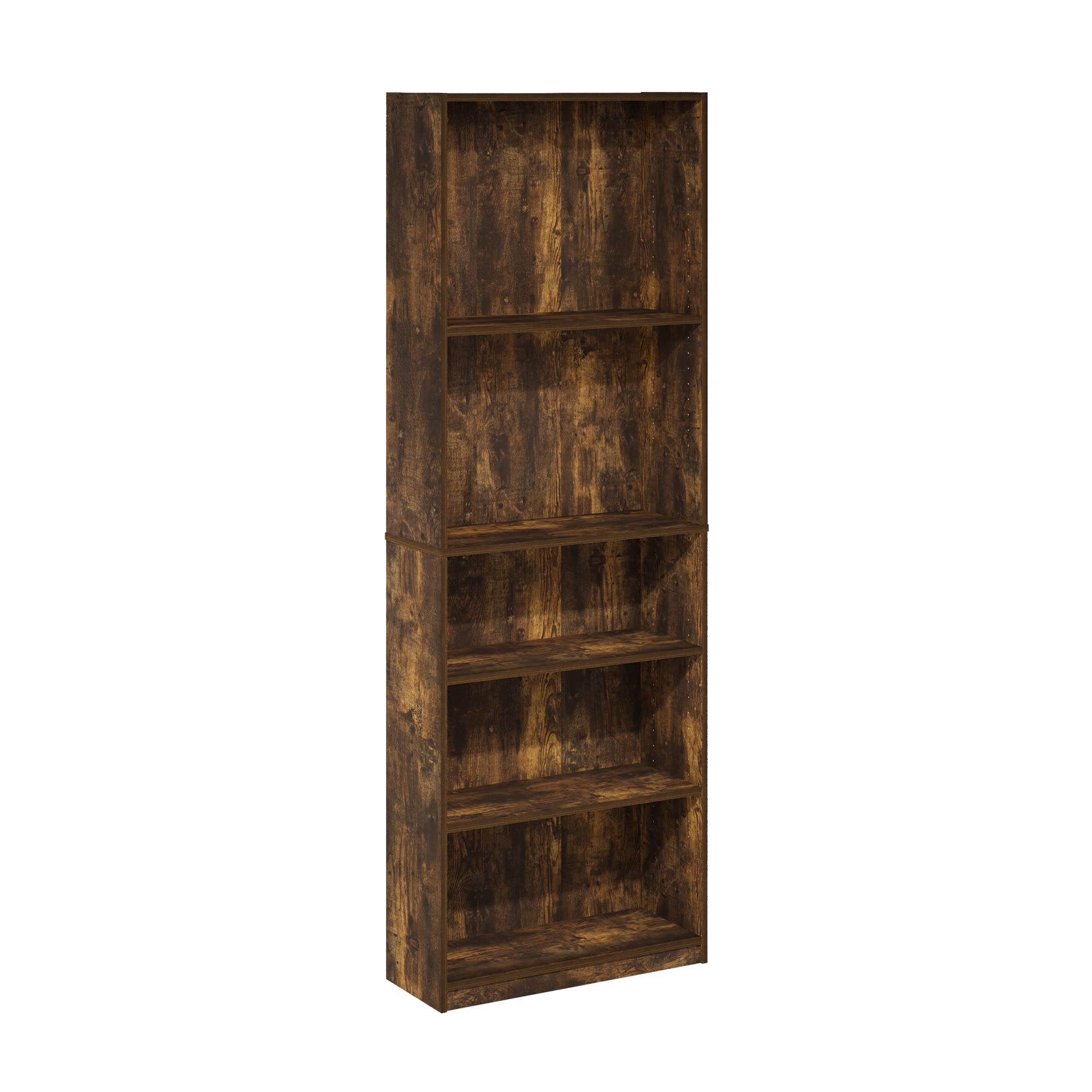 Furinno JAYA Simply Home Libreria con ripiano regolabile, 5 ripiani ...