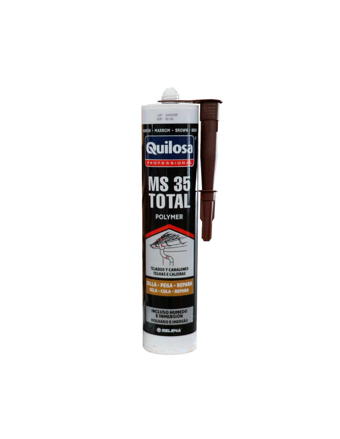 QUILOSA - CAJA 24 UDS SELLADOR POLIMERO MS-35 TOTAL QUILOSA 300 ML ...