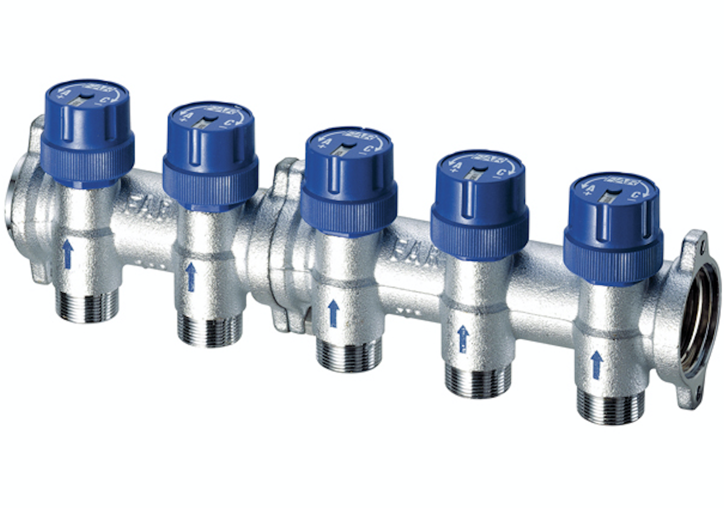 Collecteur composable de retour A BRIDE en laiton chromé FAR 3914 - 12 | Leroy Merlin