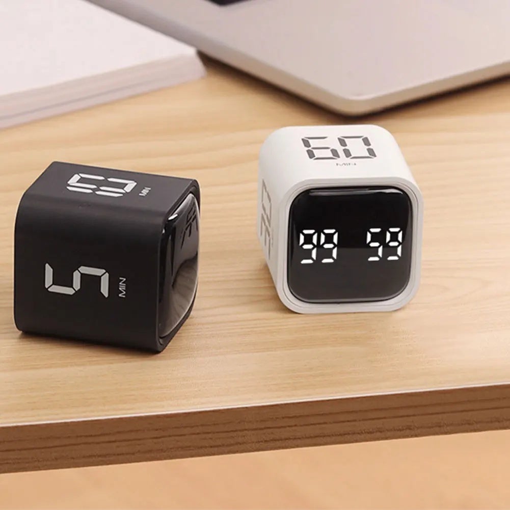 2 mini timer digitali, timer a cubo, conto alla rovescia, per lo studio ...