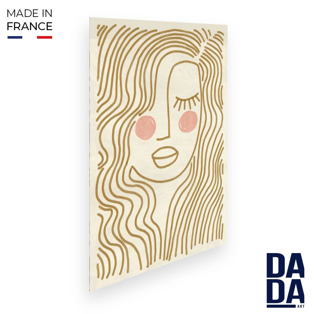 Affiche Visage Délicat 60x80cm Fabriqué En France Dada Art