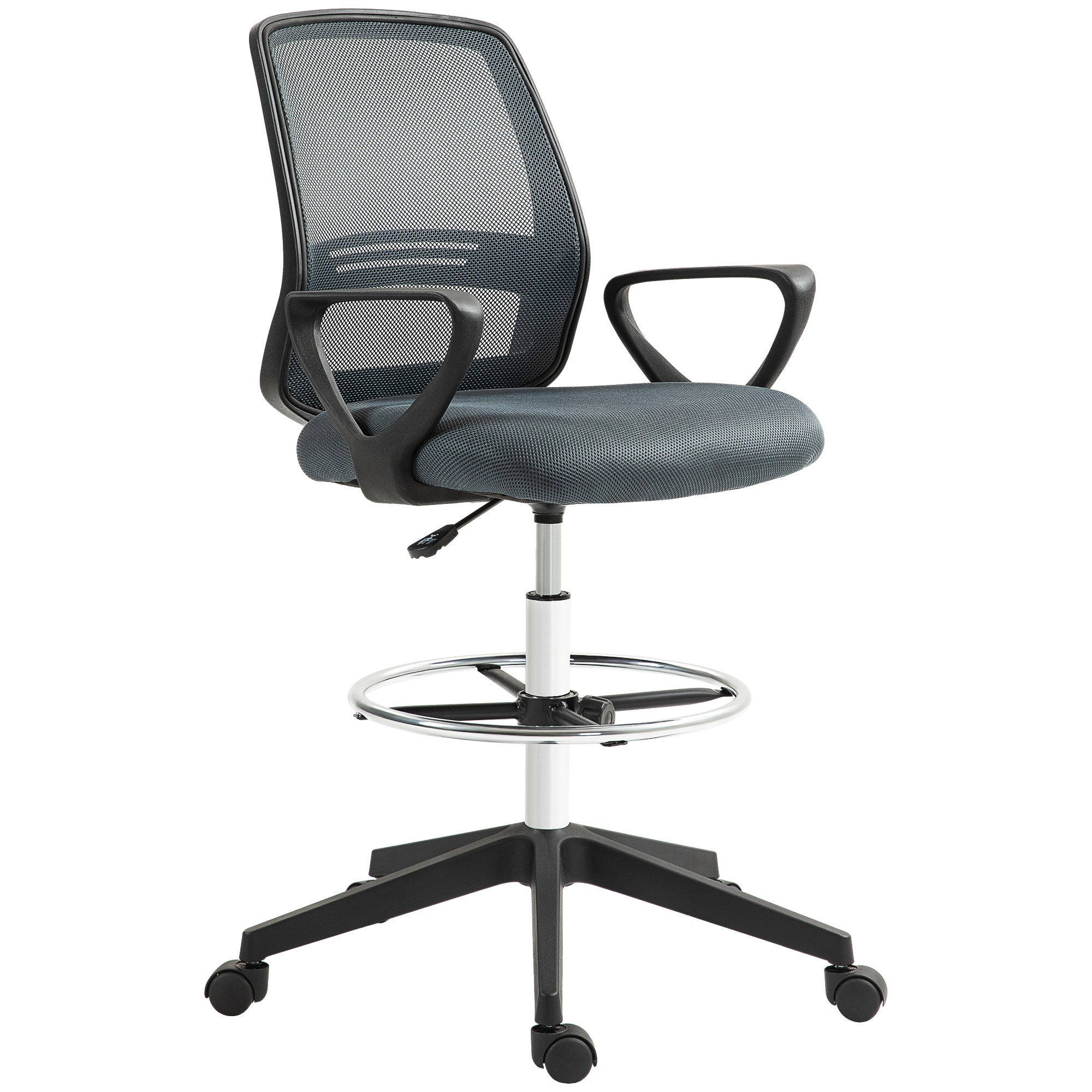 Chaise de bureau confortable siège rembourré réglable en hauteur sans ...