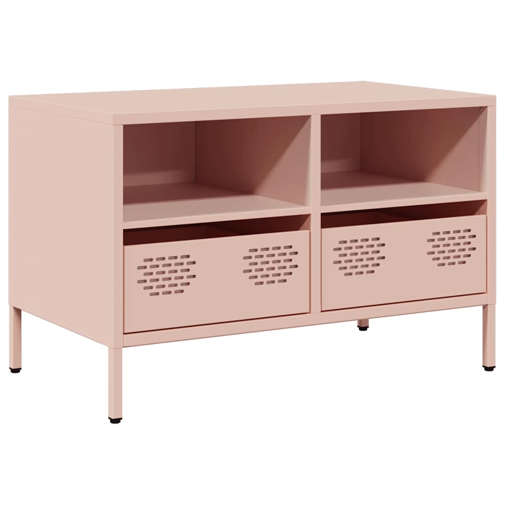 Mueble TV | Mueble de salón | Mesa de TV acero laminado en frío rosa ...