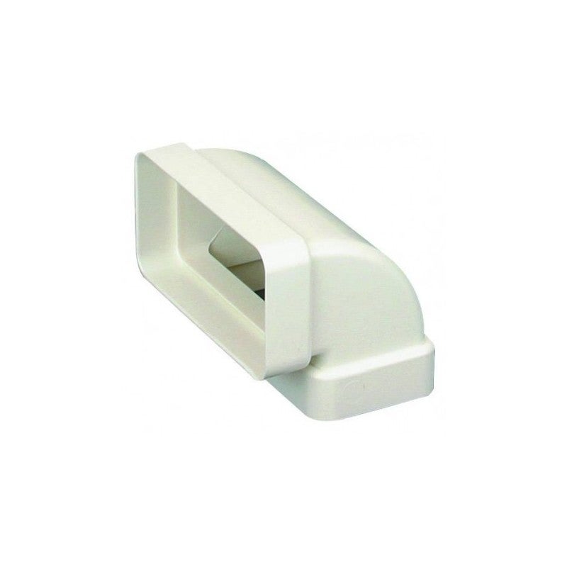 Coude 90° vertical rectangulaire 55x110 plastique - CV 55x110 - 460002 ...