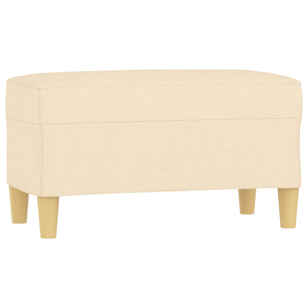 Banc banquette crème 70 x 35 x 41 cm tissu 02_0010520 | Leroy Merlin