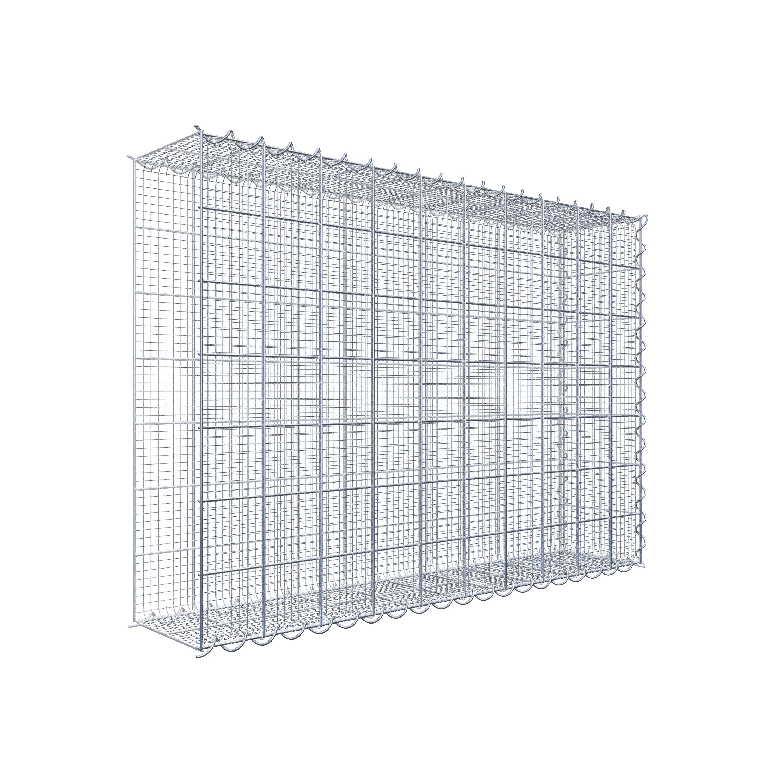 Gabion en pierre concassée 100 cm x 70 cm x 20 cm (L x H x P), maille ...