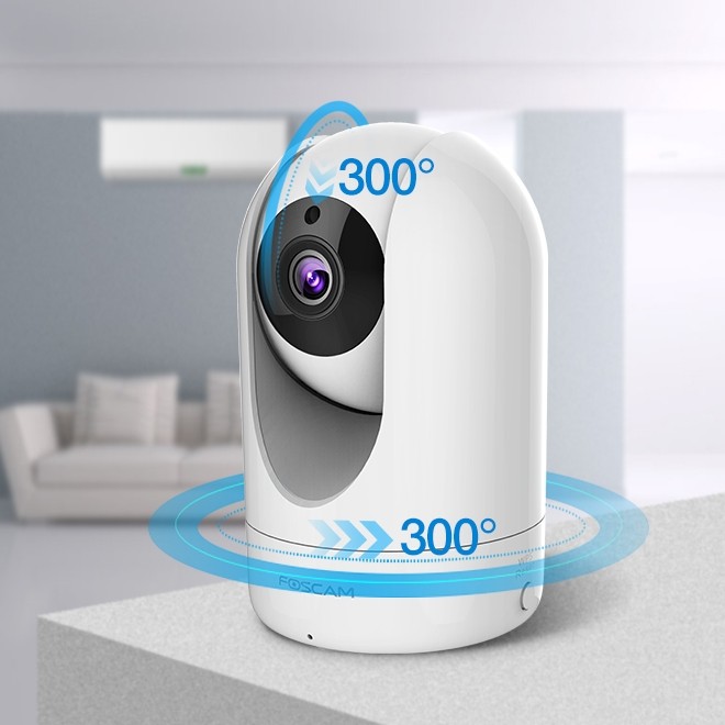 Caméra motorisée HD 4Mp infrarouge 8m Foscam R4 | Leroy Merlin