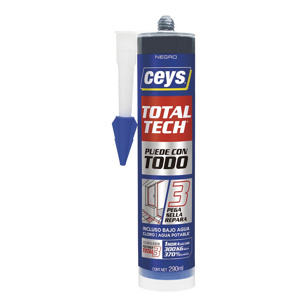 Ceys total tech black cartridge 290ml 507221 | Leroy Merlin