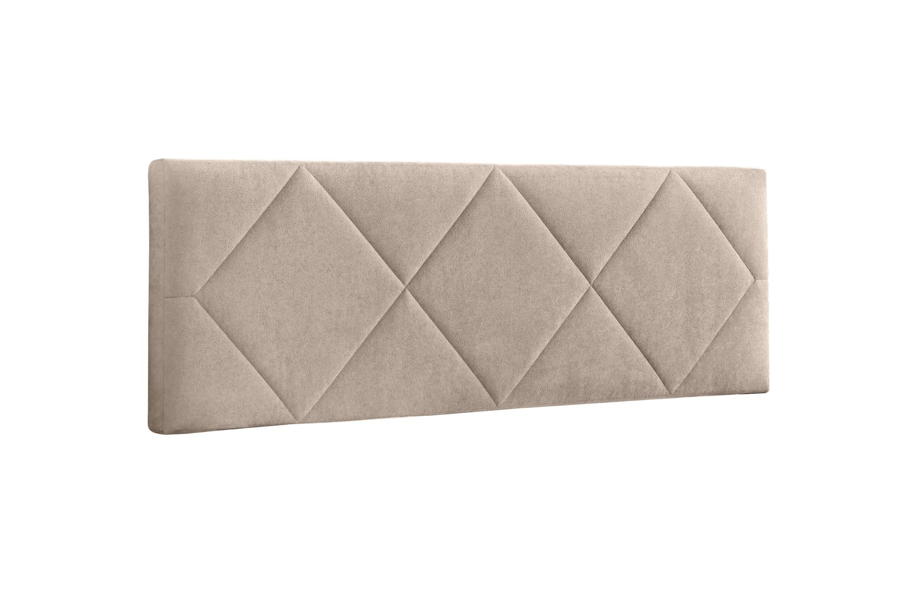 Tête de Lit 135 - SPYGA Microfibre Rembourrée 145x50x7 - Beige | Leroy ...