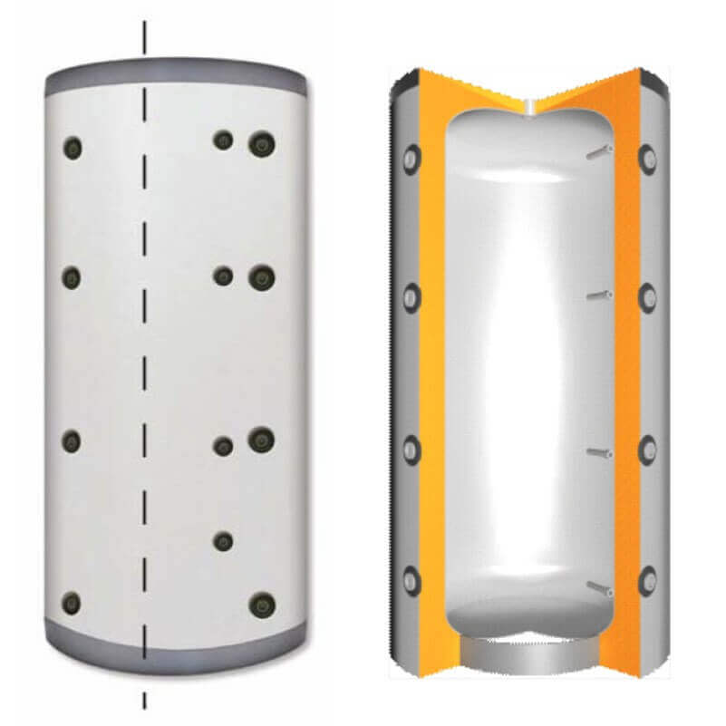 Ballon tampon 200 litres sans échangeur | Leroy Merlin