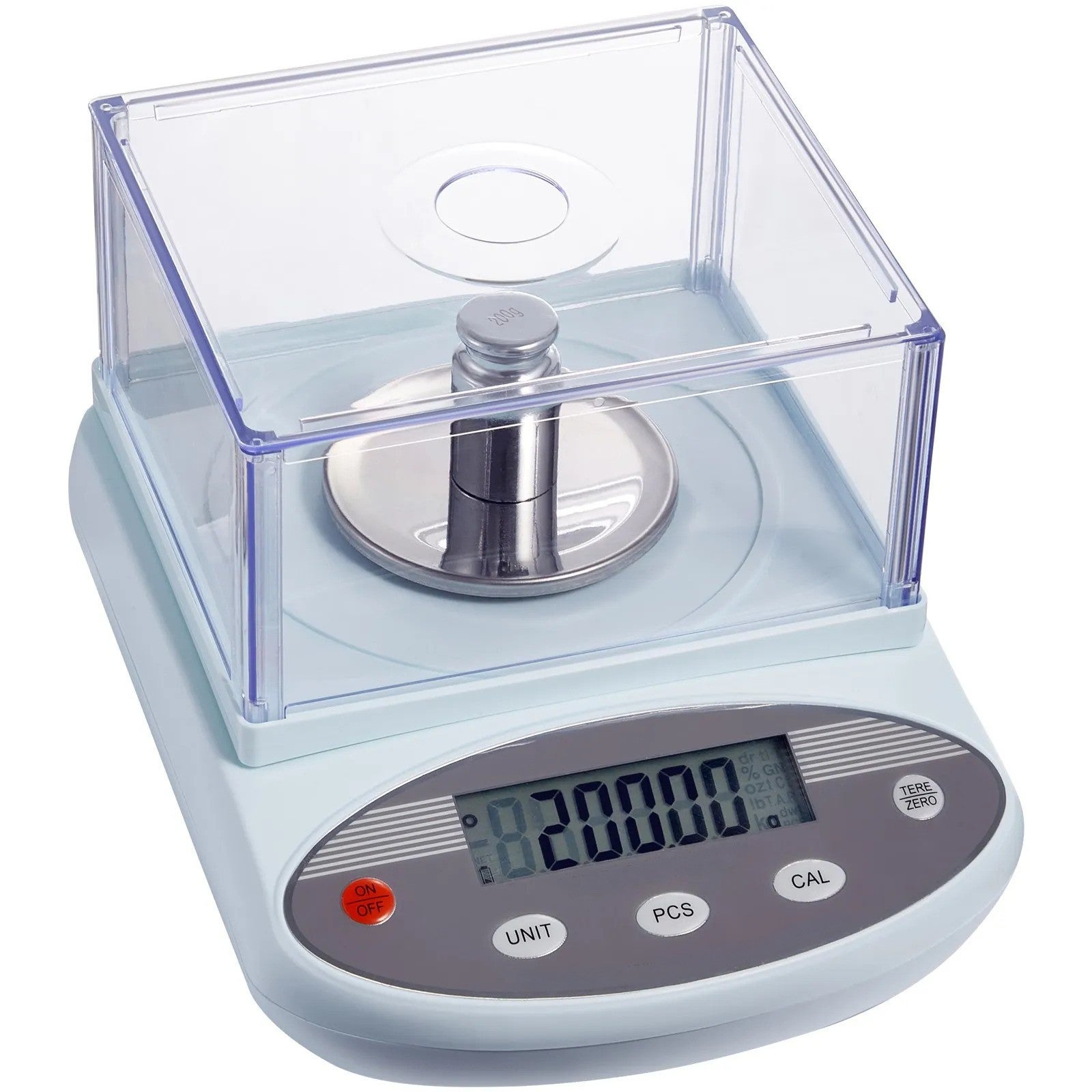 Báscula de Precisión Digital 500g con 13 Unidades y Pantalla LCD ...