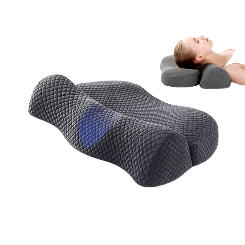 Almohada cervical 2 en 1 de espuma viscoelástica, ergonómica y ...