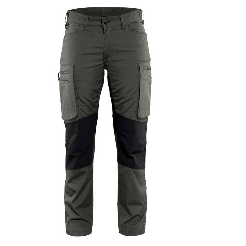 Pantalon de travail services stretch femme Blaklader polycoton Vert ... Pantalon de travail services stretch femme Blaklader polycoton Vert ...