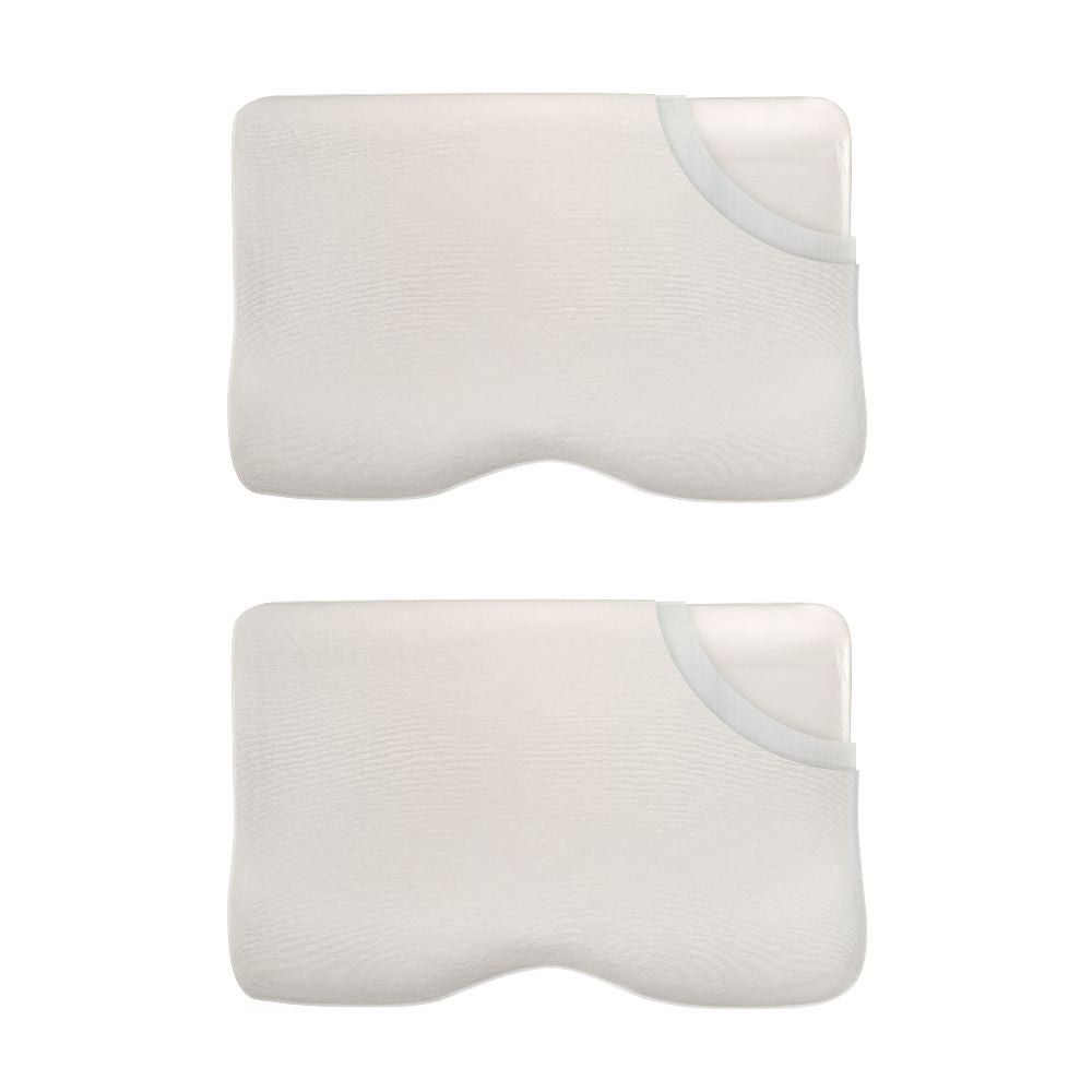 Lot de 2 oreillers INPHYSIO Confort Plus - taie d'oreiller en coton ...