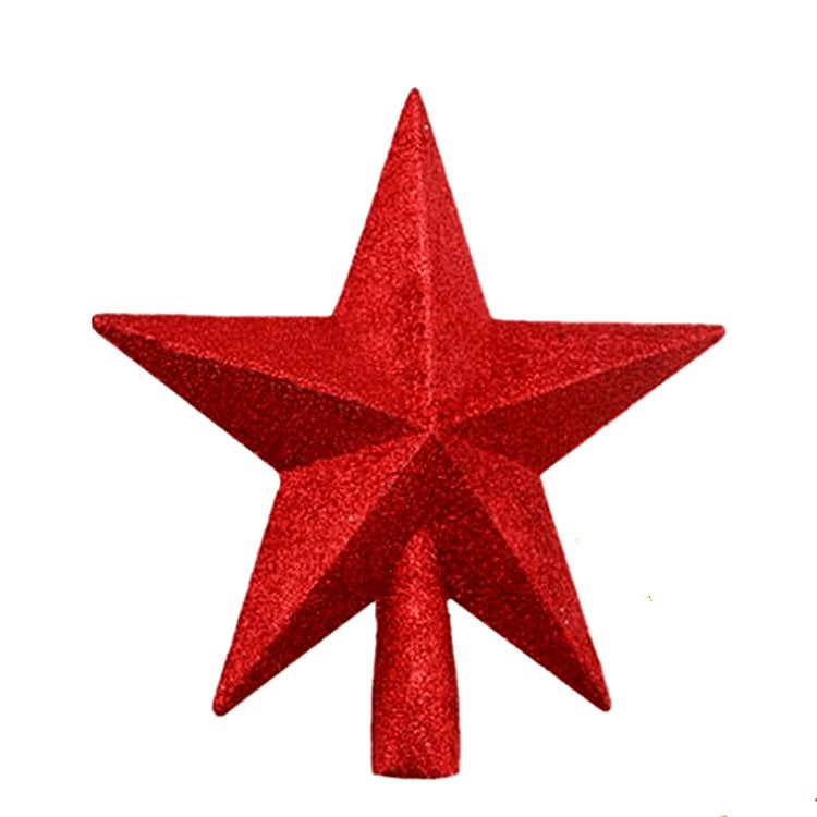 (15*14,5*2cm, rouge) Décoration de Noël en forme d'étoile à paillettes ...