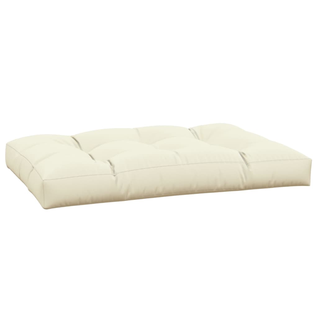 Cojín exterior | Cojín para sofá de palets tela crema 120x80x12 cm ...