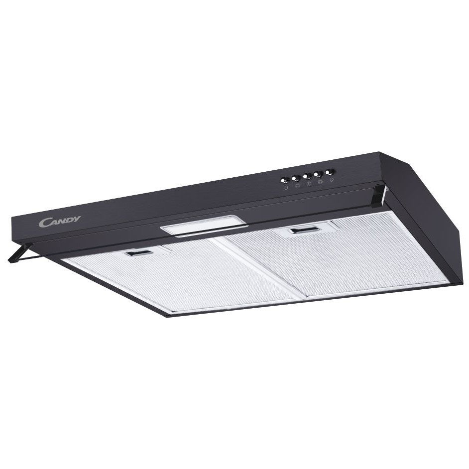 Hotte visière 60cm 348m3/h noir - Candy CFT62/4B | Leroy Merlin