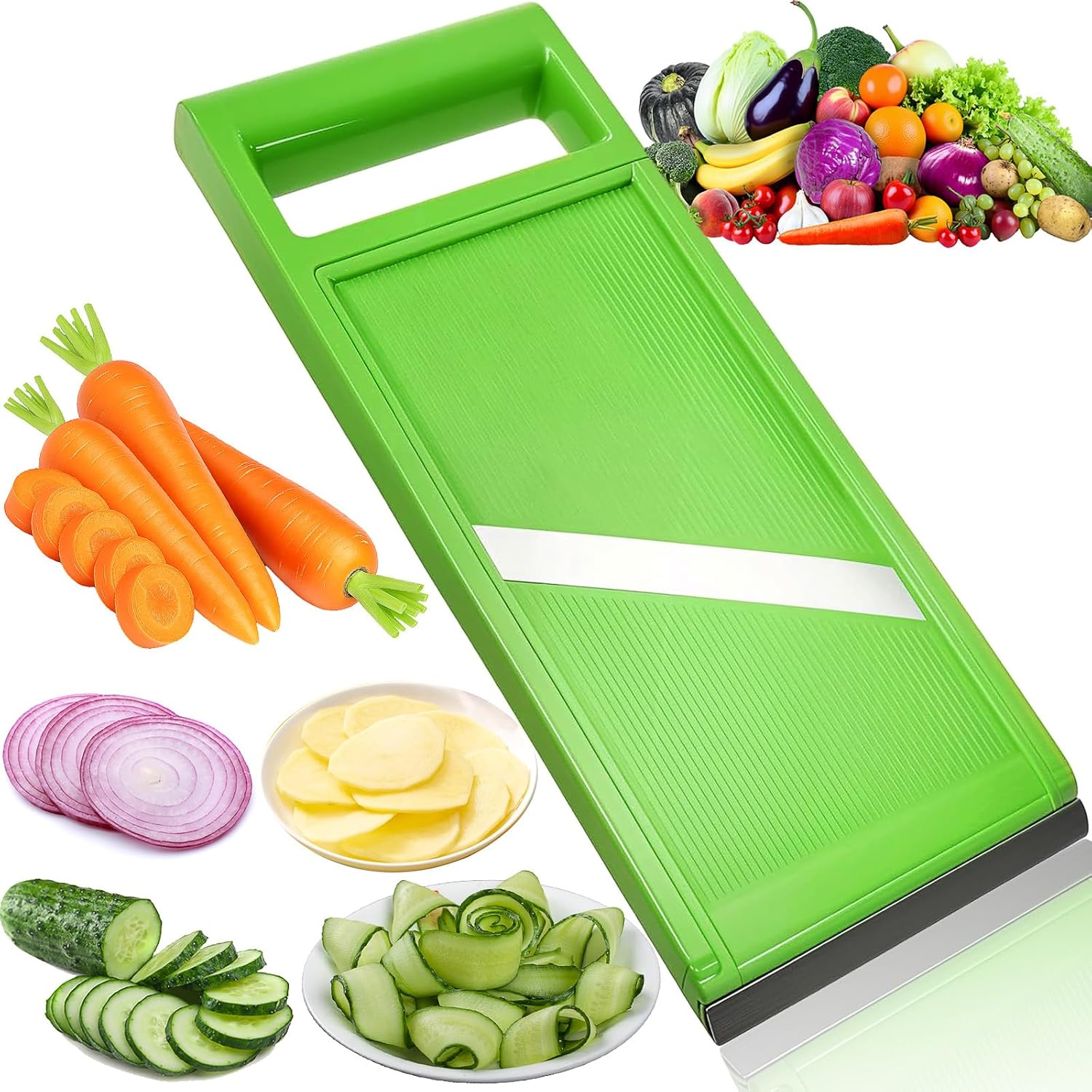 Mandoline Cuisine,Mandoline Multifonctions Coupe-légumes Trancheuse ...