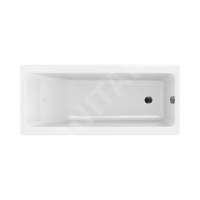 Cersanit Crea - Baignoire 170 x 75 cm, pieds inclus, blanc S301-226 ...