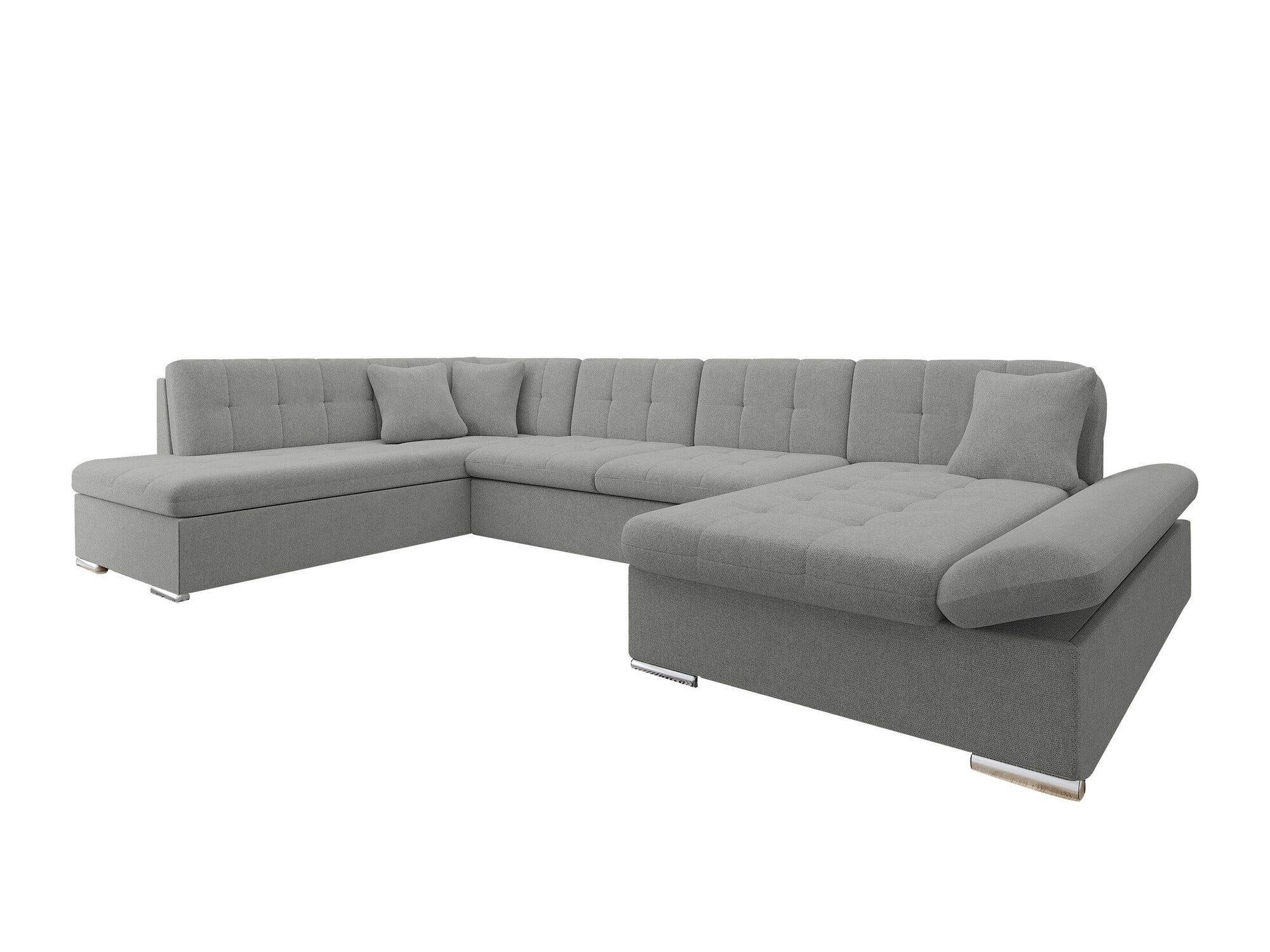 Canapé d'angle Comfivo 150, Gris, Fonction de couchage, Boîte de ...