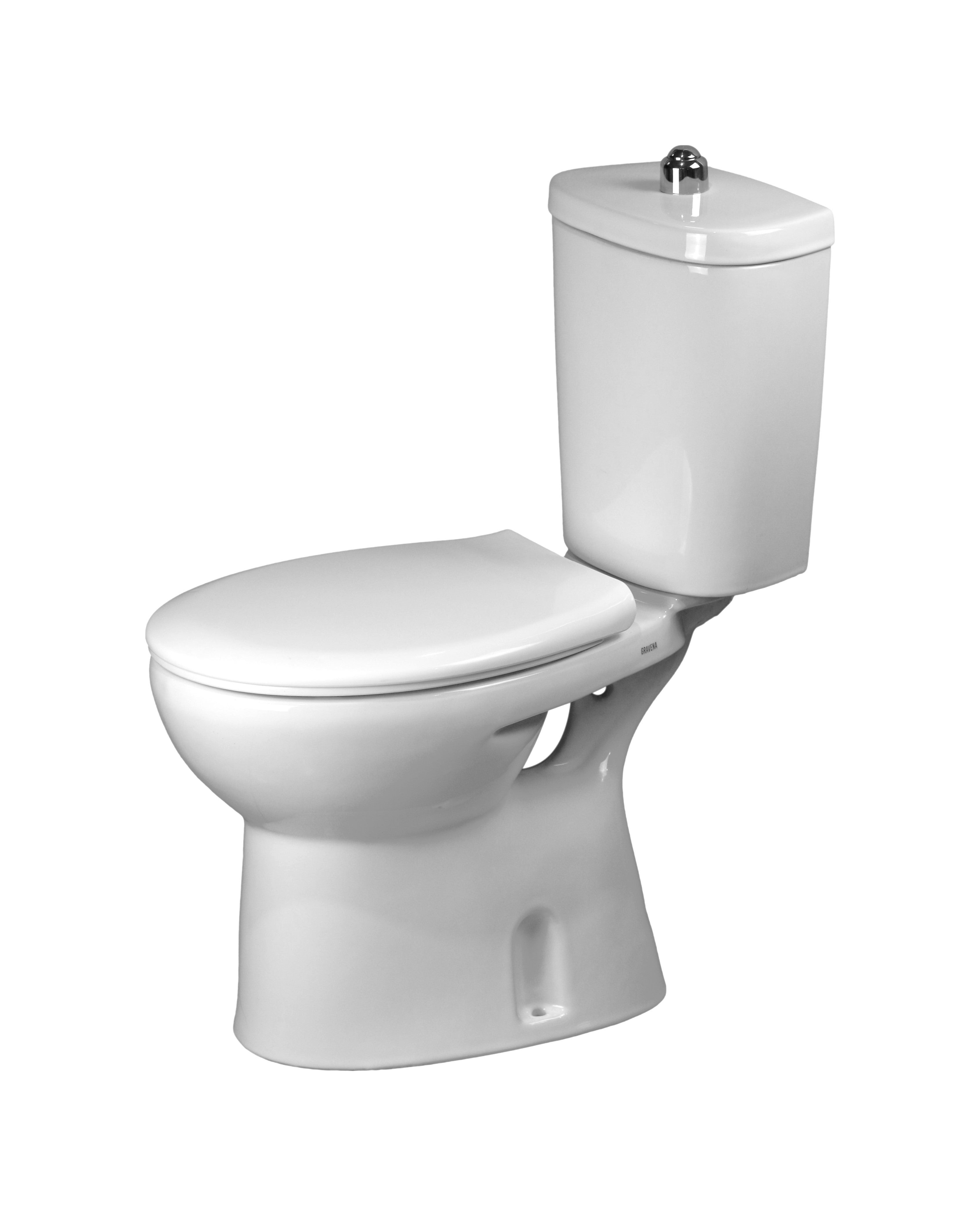 WC sanitaire monobloc installation au sol siphon de sol Easy Magic ...