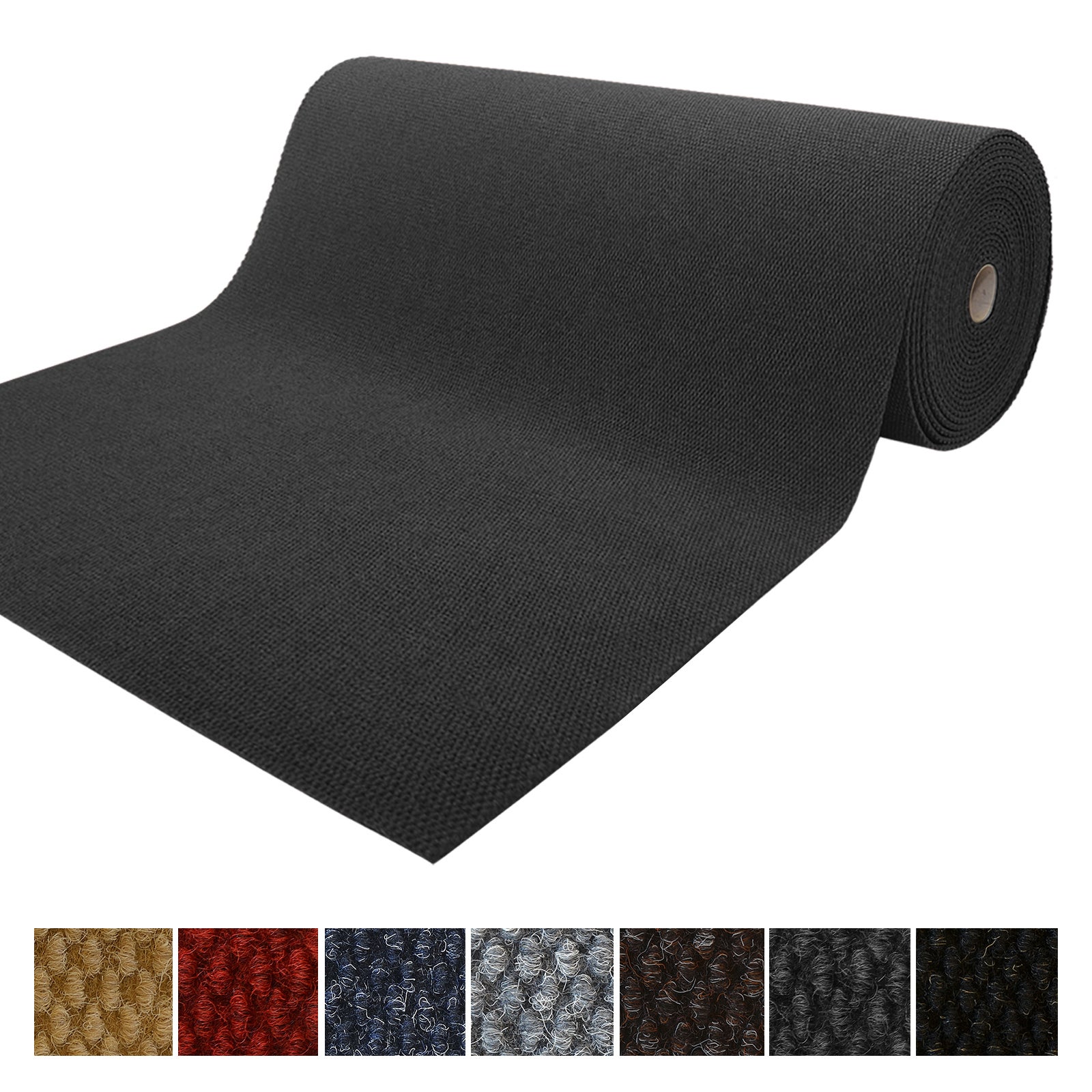 Moquette de sol en rouleau Hong Kong, Anthracite 80 x 300 cm | Leroy Merlin