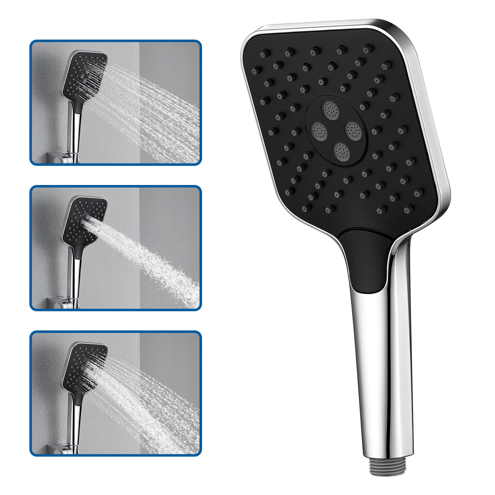 Auralum Max Pommeau De Douche Haute Pression Avec 3 Modes De Jet