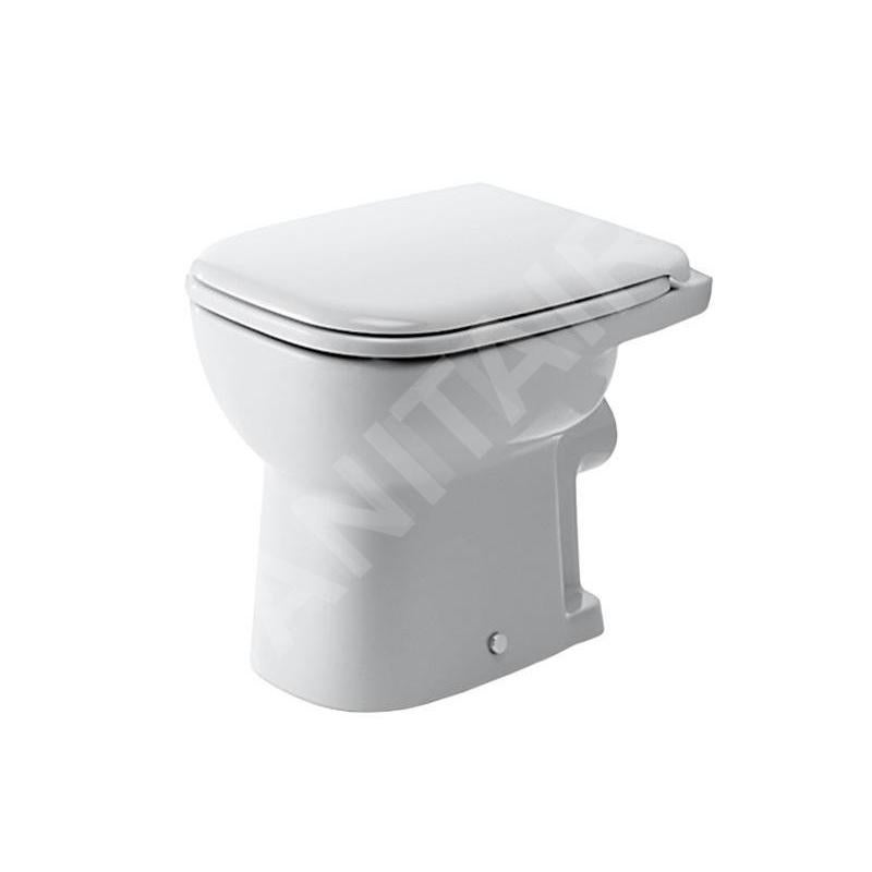 Duravit D-Code - WC à poser, évacuation horizontale, à fond plat, avec ...