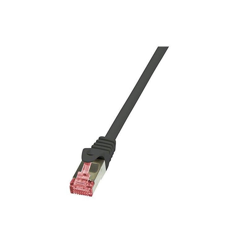 C ble r seau Logilink primeline cat6 s/ftp pimf lszh 1 m noir cq2033s | Leroy Merlin